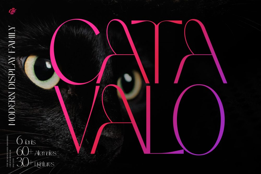 Catavalo Font by Creative Media Lab