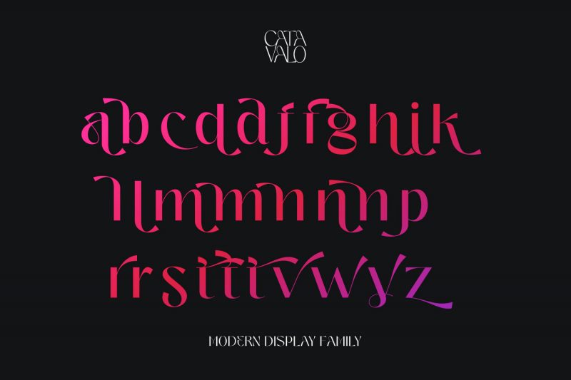 Catavalo Font by Creative Media Lab