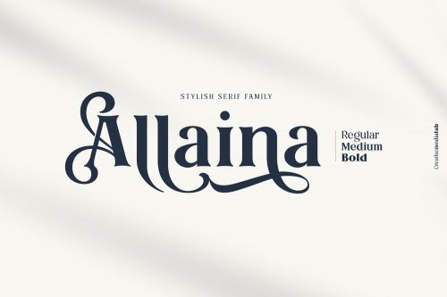 Allaina Font by Creative Media Lab
