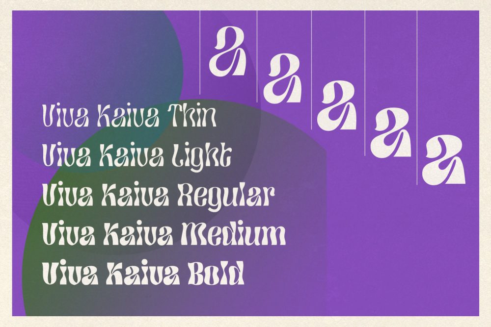 Viva Kaiva Psychedelic Font by Creative Media Lab