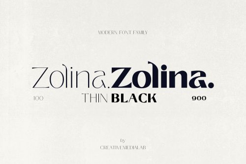 Zolina Font by Creative Media Lab