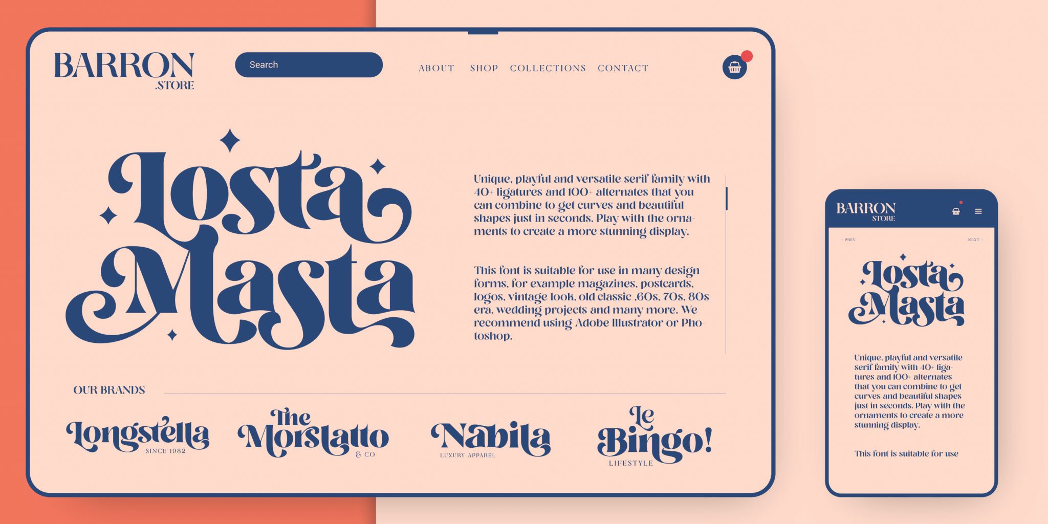Losta Masta Font by Creative Media Lab