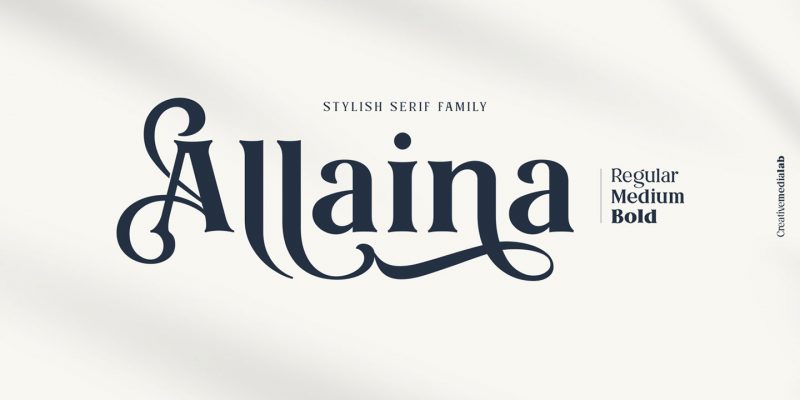 Allaina Font by Creative Media Lab