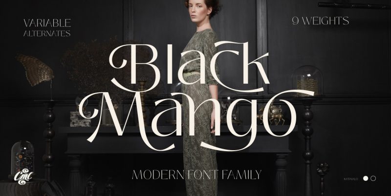 Black Mango font by Creative Media Lab