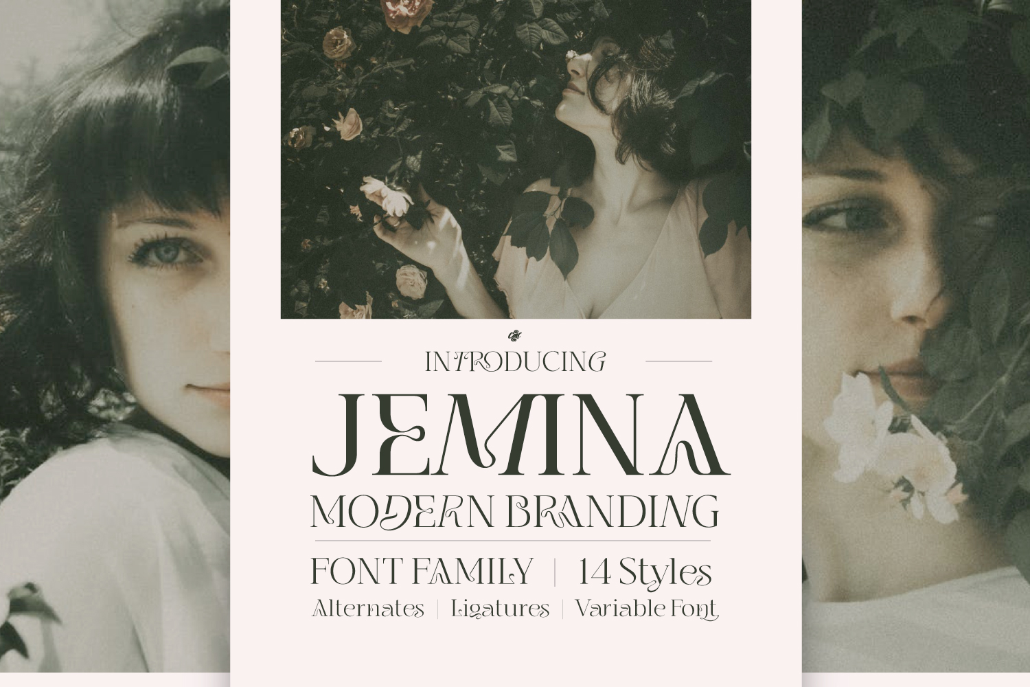 Jemina Font | Fashion Branding Typeface | Creative Media Lab